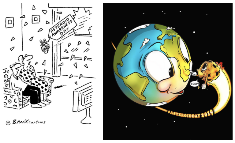 Asteroid Cartoons: How To Make Learning Fun - Asteroid Day